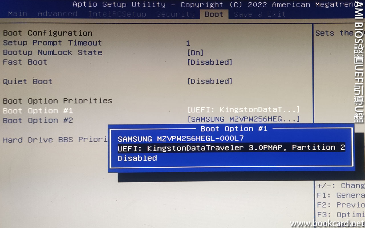 AMI BIOS設置UEFI引導U盤 – BOOKCARD.NET