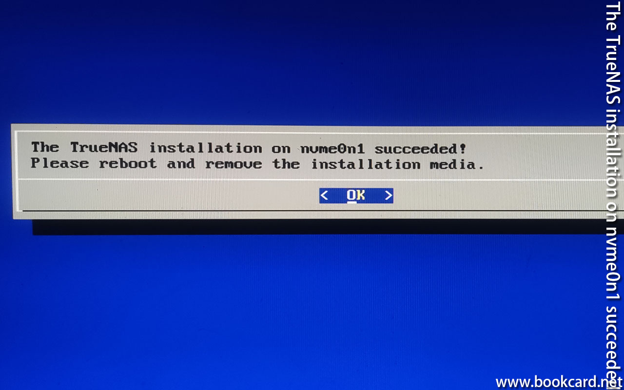 TrueNAS® SCALE安裝 – BOOKCARD.NET