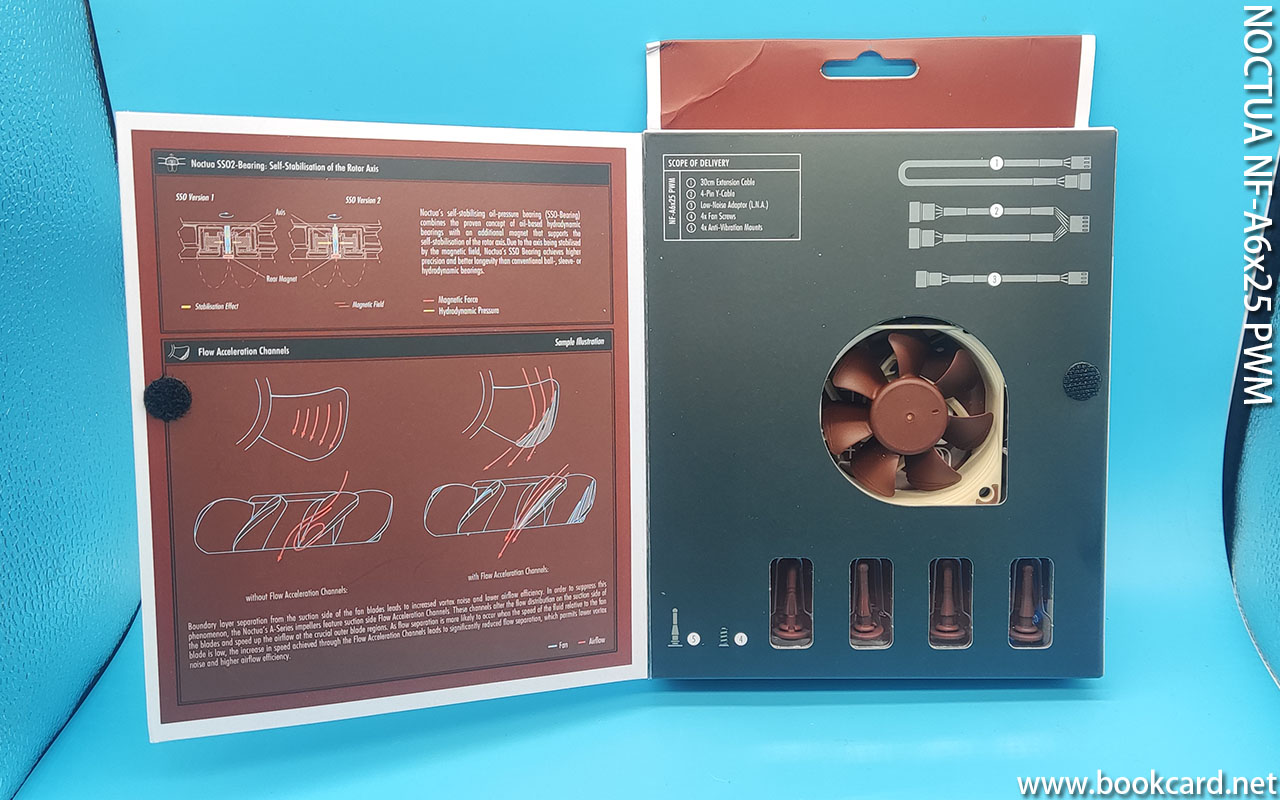 NOCTUA NF-A6x25 PWM 60x25mm PREMIUM FAN – BOOKCARD.NET