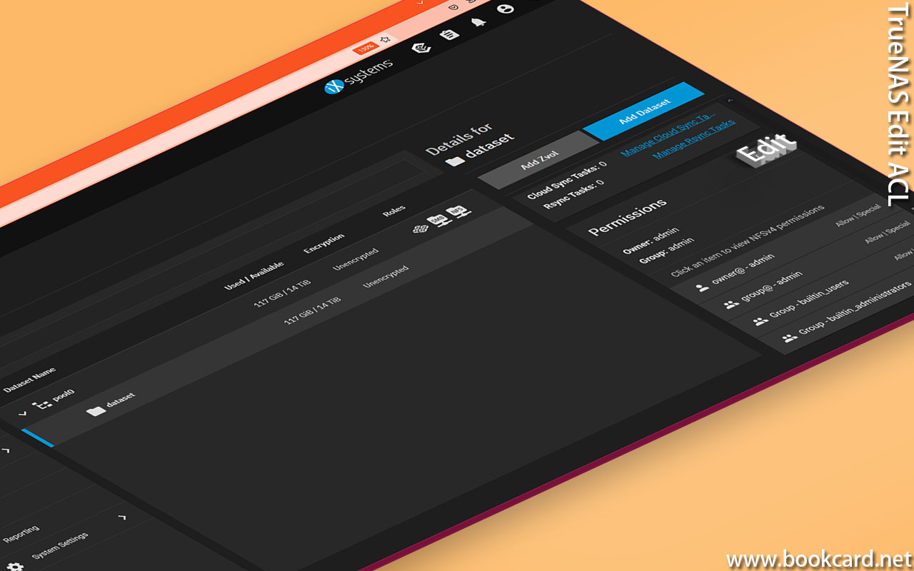 TrueNAS Create Dataset – BOOKCARD.NET