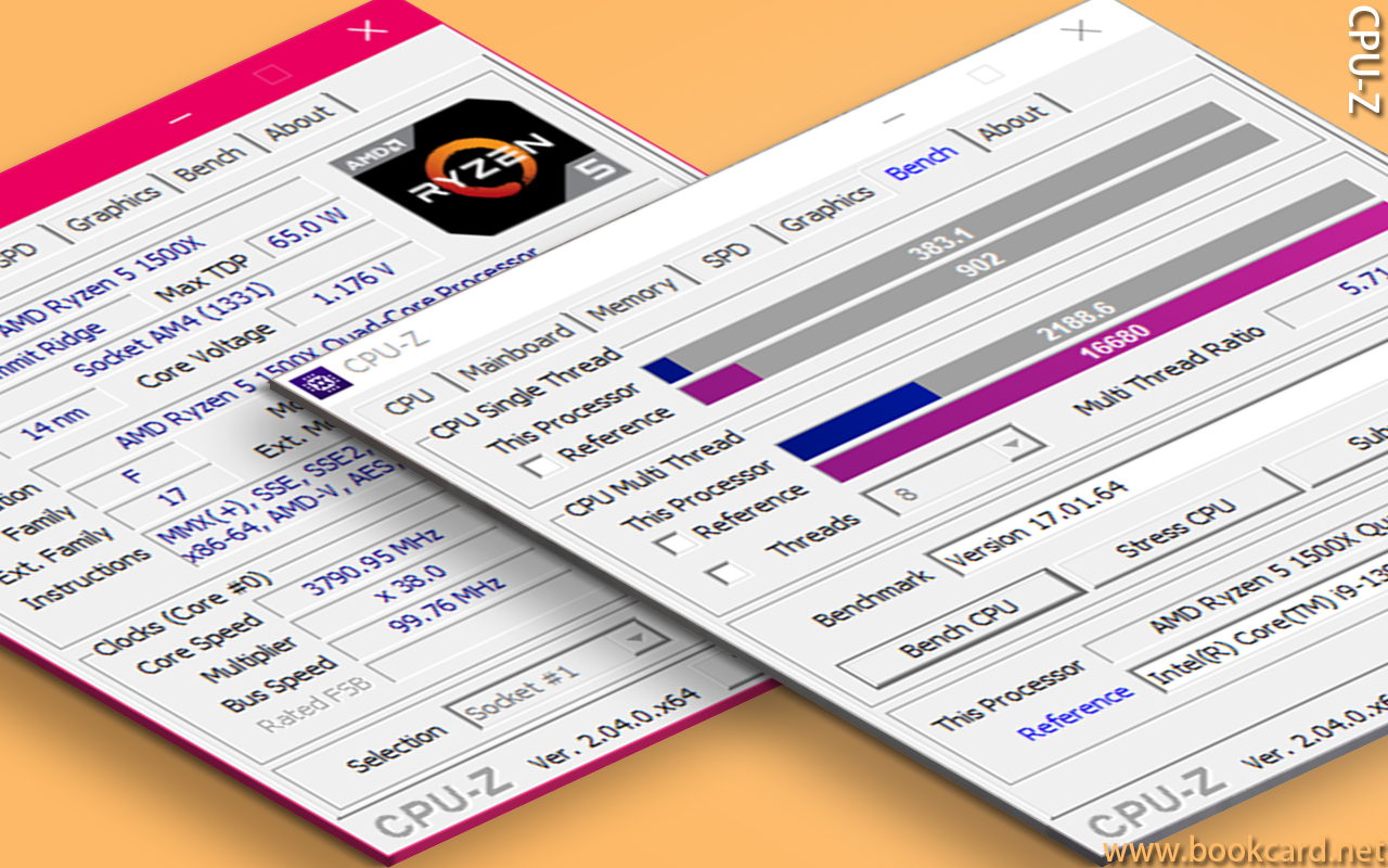 CPU-Z – BOOKCARD.NET
