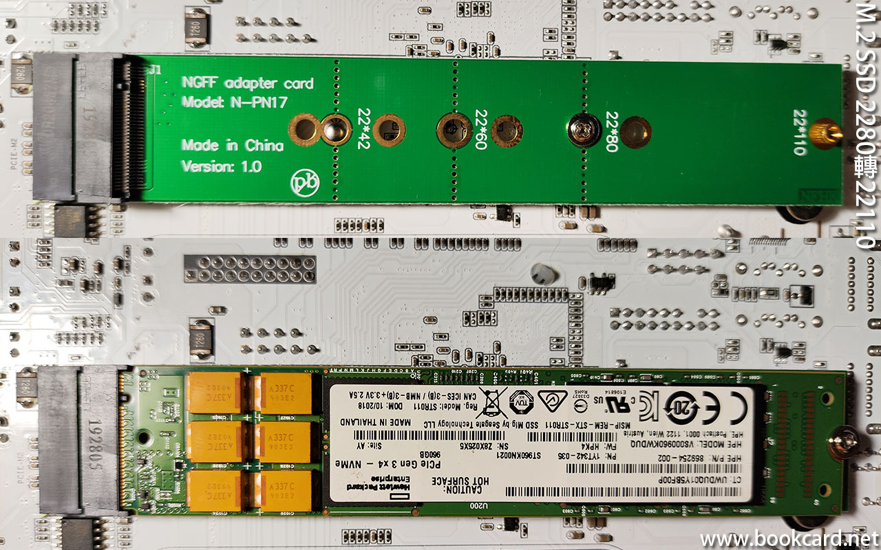 M.2 SSD 2280轉22110槽 – BOOKCARD.NET