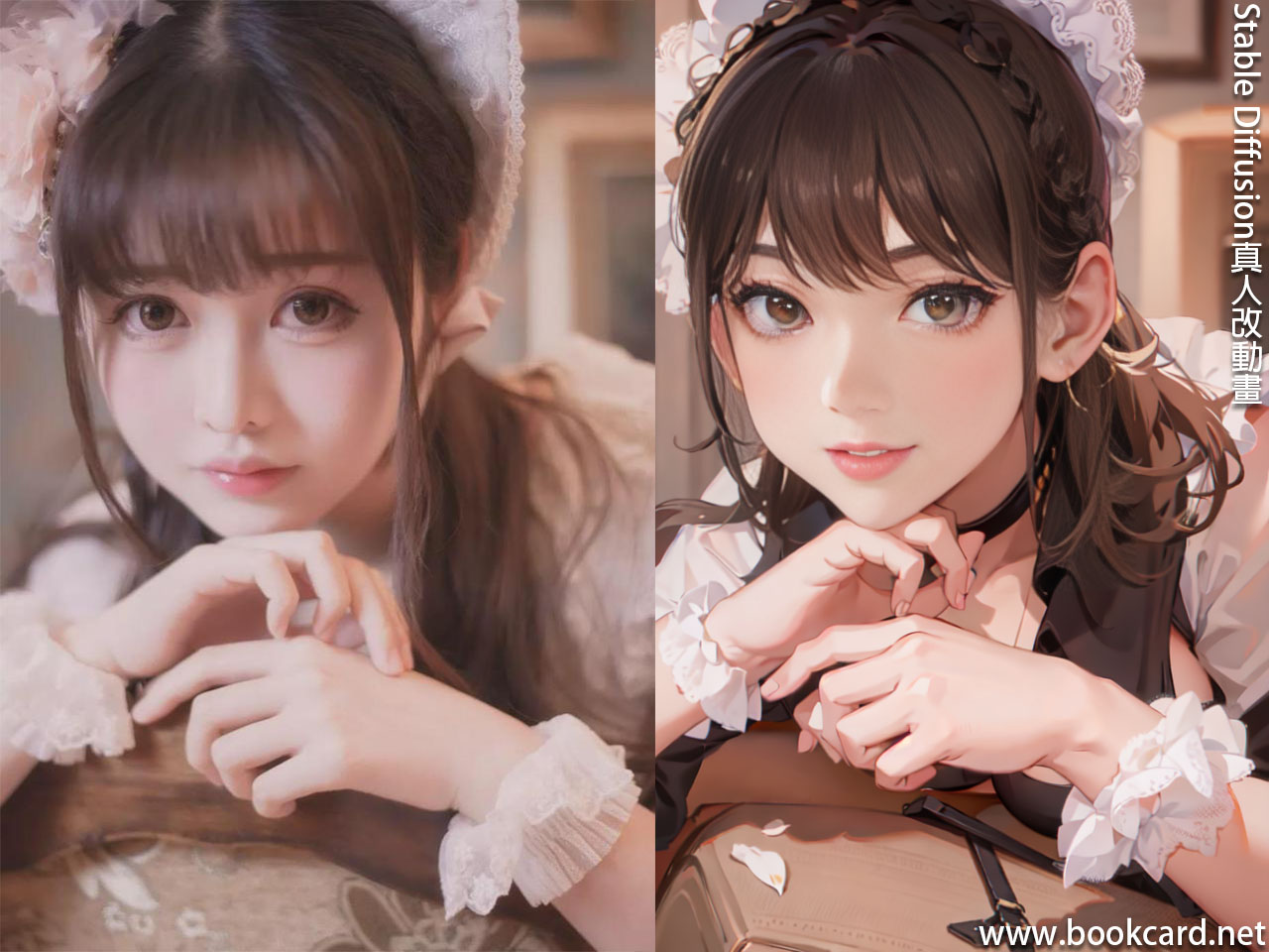 Stable Diffusion真人改動畫 – BOOKCARD.NET